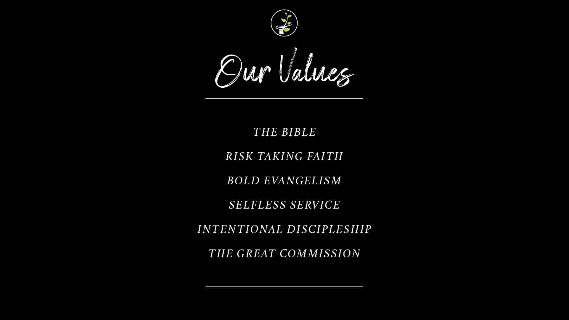 Pillar Values: The Bible – Pillar Church of Washington DC